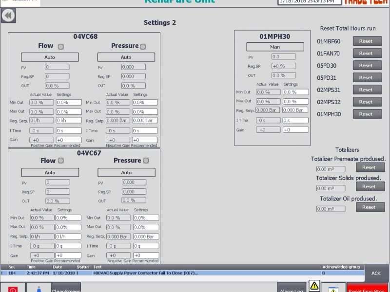 Automation, monitoring and data aquisition - Trade Tech